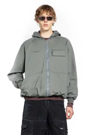 BRYAN JIMENEZ Double-layer Zip-up Hoodie