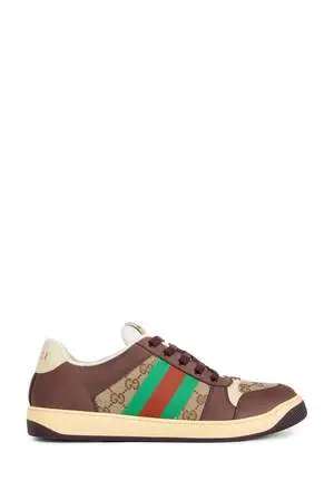 Gucci Gg Canvas Screener Sneakers - Multicolor