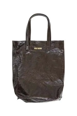 UMA WANG Medium Case Canvas Tote Bag - Brown
