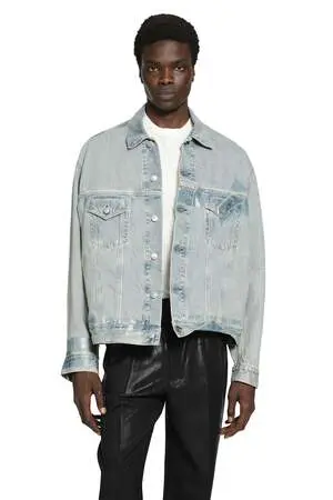 MAISON MARGIELA Taped Denim Jacket - Blue