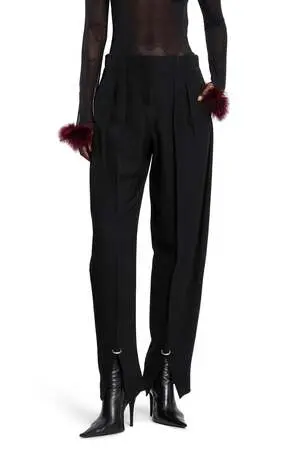 MUGLER Pierced Loose Tailored Trousers