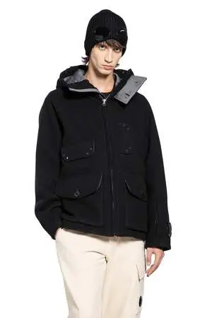 C.P. COMPANY Virgin Wool Jacket With Hood