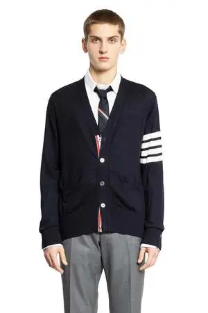 Thom Browne Merino Wool 4-bar Cardigan