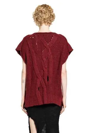 HALOS Alpaca Wool Cable Knit Vest