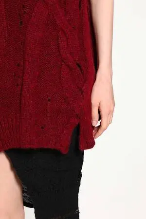 HALOS Alpaca Wool Cable Knit Vest