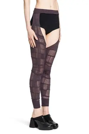 HALOS Checked Footless Tights