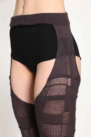 HALOS Checked Footless Tights