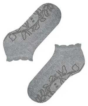 Falke Soft Elegance Ankle Socks - Grey