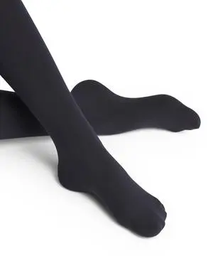 Falke Warm Deluxe 80 Denier Tights - Blue