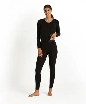 Falke Climawool Thermal Leggings - Black