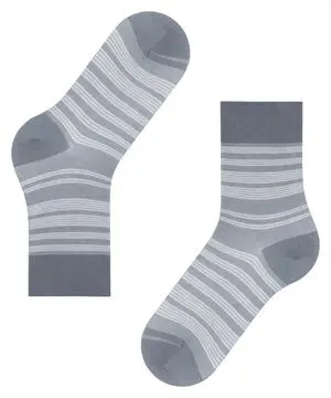 Falke Sunset Stripe Crew Socks - Grey