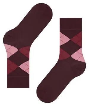 Falke Sensitive Argyle Dress Socks - Red