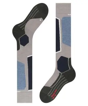 Falke Sk6 Pro Skiing Sports Socks - Grey