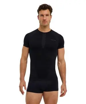 Falke Sporty Short-sleeve Performance Shirt - Black