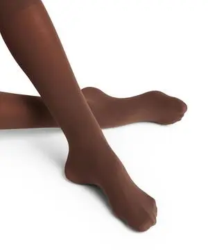 Falke Pure Matt 50 Knee-high Stockings - Brown