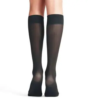 Falke Pure Matt 50 Den Knee High Stockings - Grey