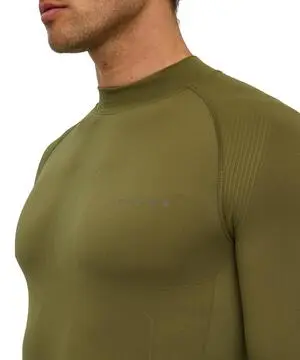 Falke Long-sleeve Turtleneck Performance Shirt - Green