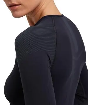 Falke Long-sleeve Performance Shirt - Black