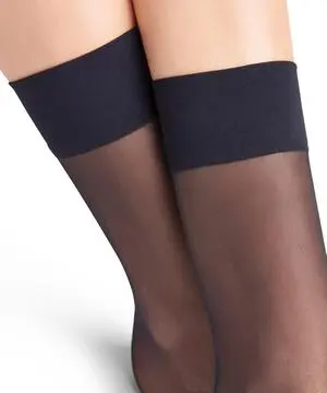 Falke Pure Matt 20 Denier Stockings - Blue