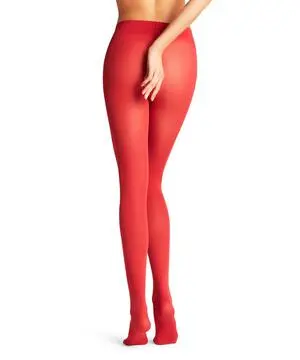 Falke Pure Matt 50 Denier Tights - Red