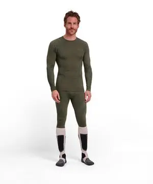 Falke Wool-tech Base Layer Long Sleeve Shirt - Green
