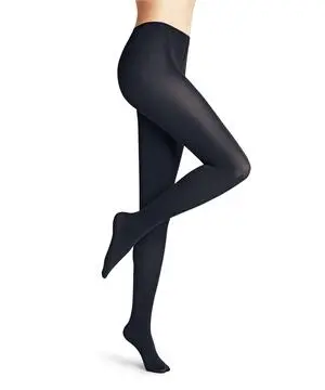 Falke Cotton Touch Tights - Blue