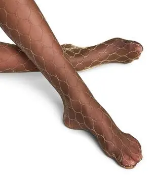 Falke Fascination 20 Denier Patterned Tights With Lurex