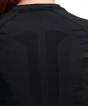 Falke Long Sleeve Thermal Shirt - Black