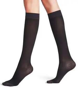 Falke Energize 50 Den Knee High Compression Socks - Black