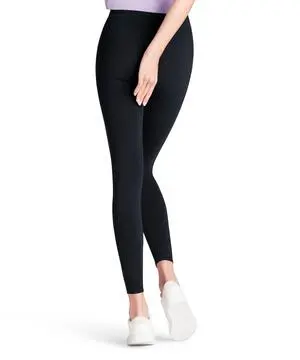 Falke Cotton Seamless Leggings - Blue