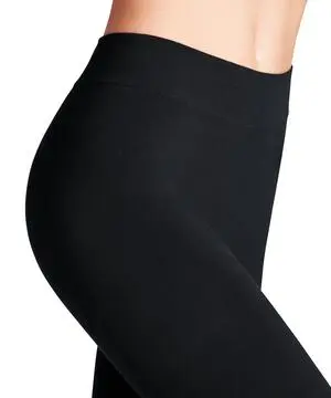 Falke Cotton Seamless Leggings - Blue