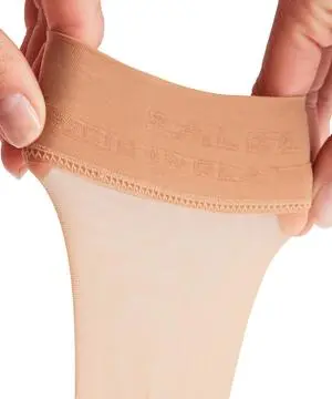 Falke Seidenglatt 15 Den Sheer Ankle Socks - Beige