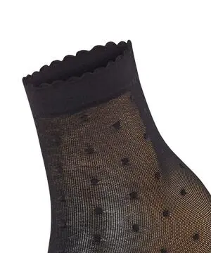 Falke Dot 15 Den Ankle Socks - Black