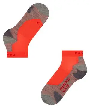 Falke Ru5 Race Short Running Socks - Red