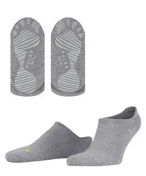 Falke FALKE Cool Kick Sneaker Socks With Printed Footprint Nubs Grey