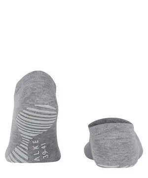 Falke Cool Kick Sneaker Socks With Printed Footprint Nubs - Grey