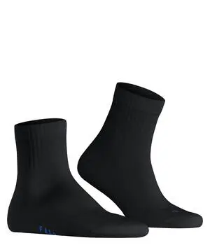 Falke Run Rib Crew Socks - Black