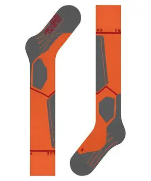 Falke Sk4 Advanced Compression Light Skiing Socks - Orange