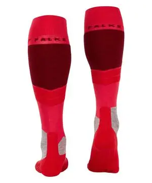 Falke Sk4 Advanced Skiing Socks - Red