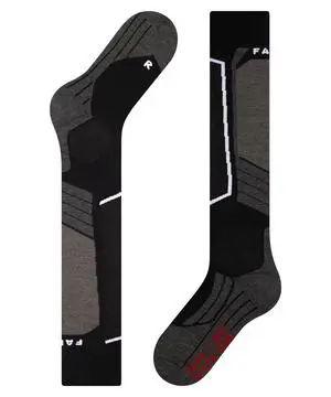 Falke Sk2 Intermediate Wool Skiing Socks - Black