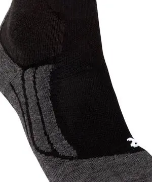 Falke Sk2 Intermediate Wool Skiing Socks - Black