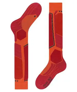 Falke Sk2 Intermediate Wool Skiing Socks - Orange