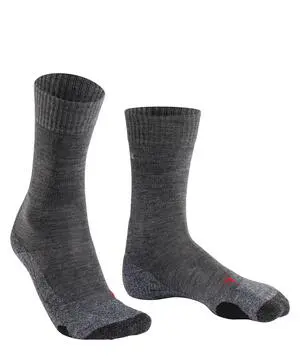 Falke Tk2 Explore Trekking Socks With Merino Wool Mix - Grey