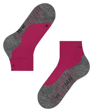 Falke Tk5 Wander Short Trekking Socks - Red