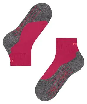 Falke Tk5 Wander Short Trekking Socks - Red