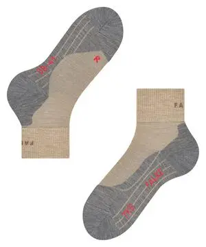 Falke Tk5 Wander Short Trekking Socks - Beige