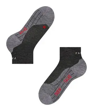 Falke Tk5 Wander Short Trekking Socks - Grey