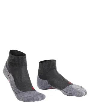 Falke Tk5 Wander Short Trekking Socks - Grey