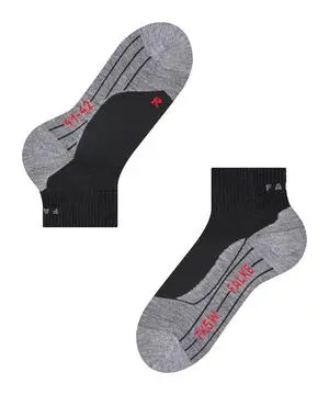Falke Tk5 Wander Short Trekking Socks - Black