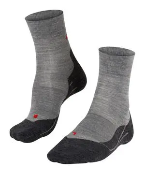 Falke Ru4 Endurance Wool Running Socks - Grey